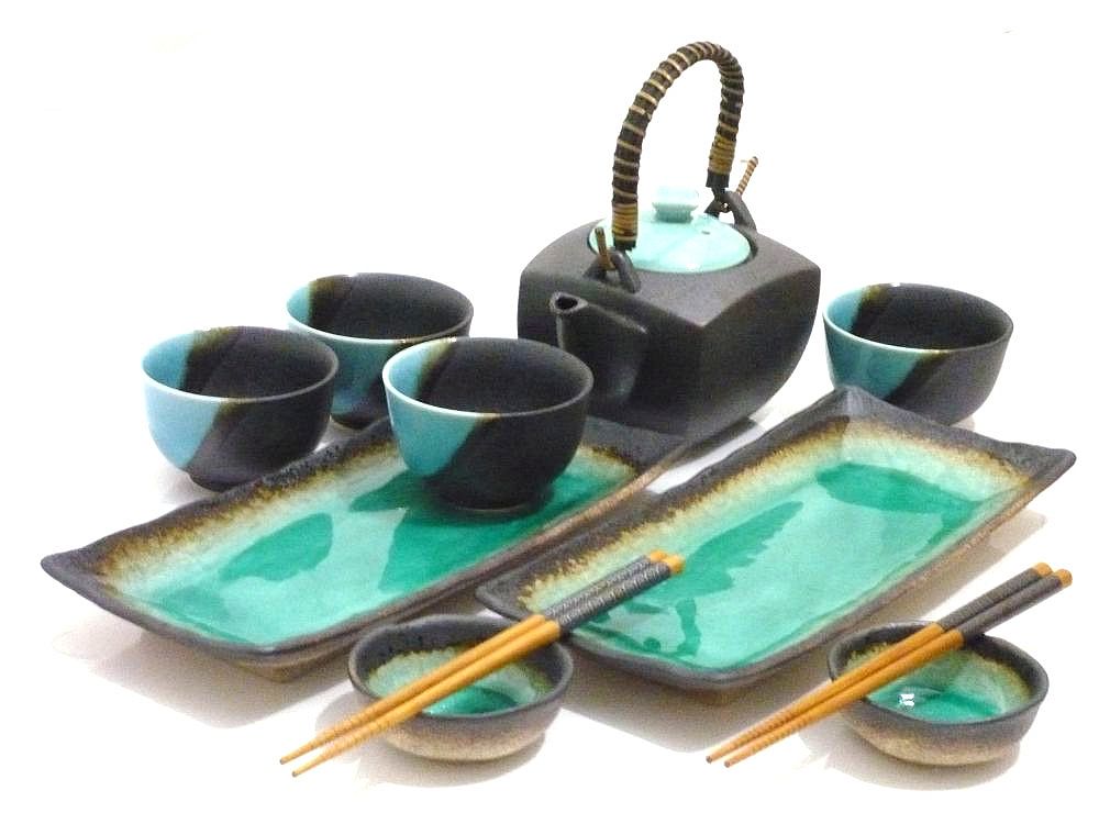 Ocean Breeze Sushi and Tea Set – MySushiSet.com